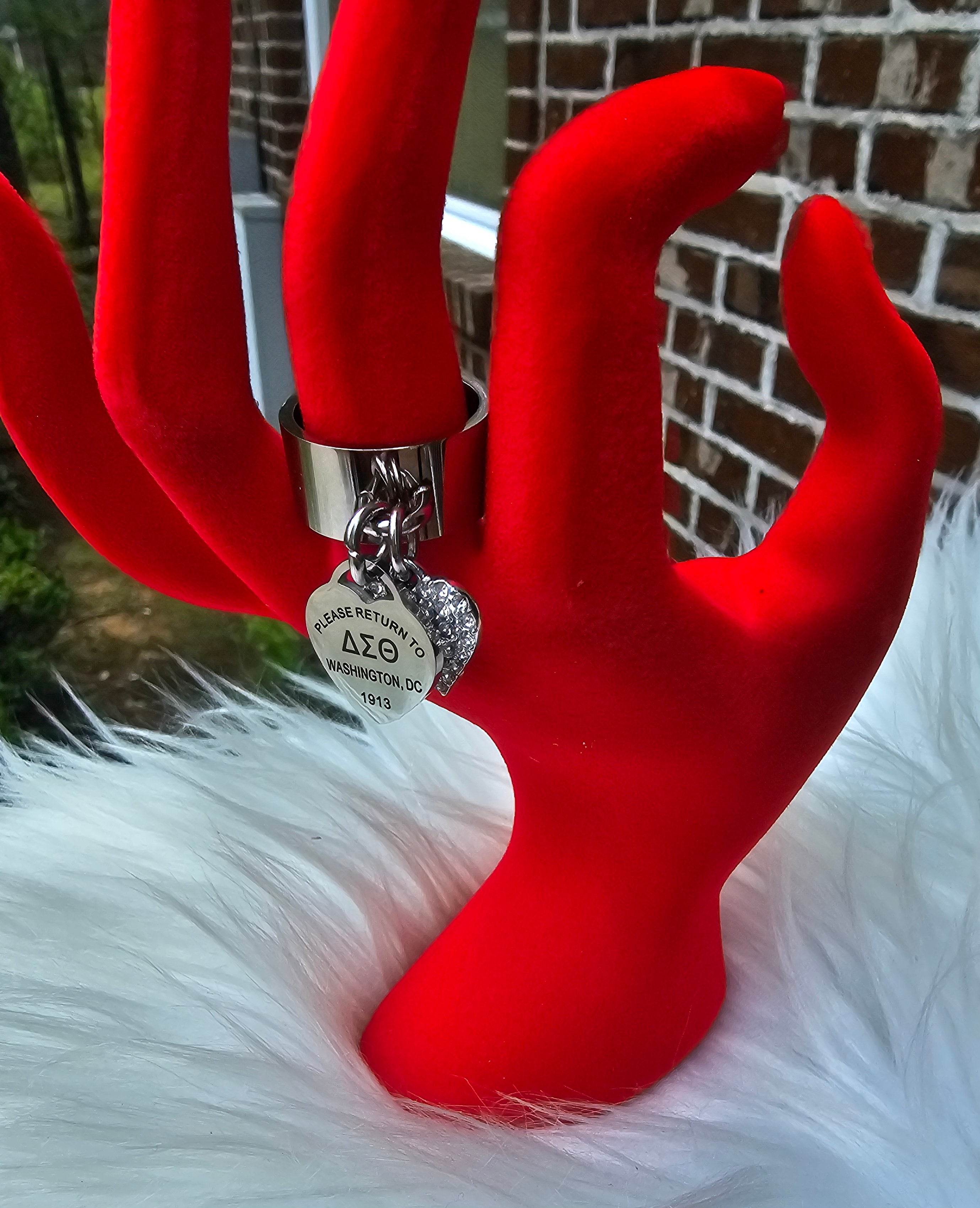 Delta Sigma Theta Ring - DST Ring - Delta Ring - Sorority Jewelry - 19 ...