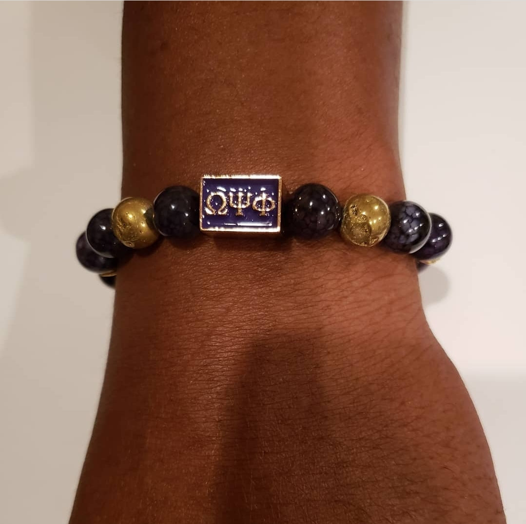 Omega Psi Phi Fraternity Custom Fit Bracelet – Bella Rae's Jewelry